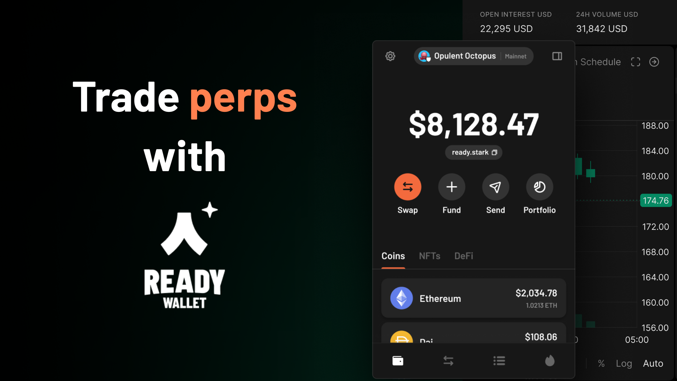 Trade perpetuals with Ready Wallet